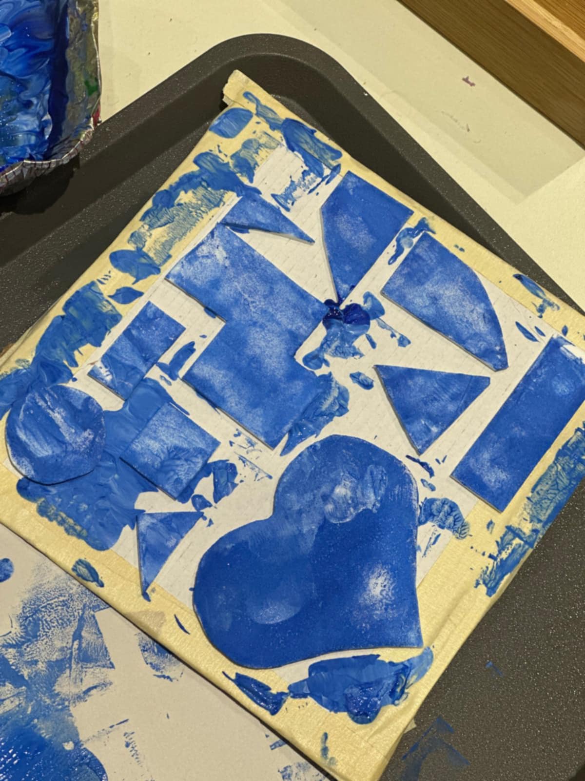 DIY Foam Printmaking Activity | The Messy Moose Kids Art Studio